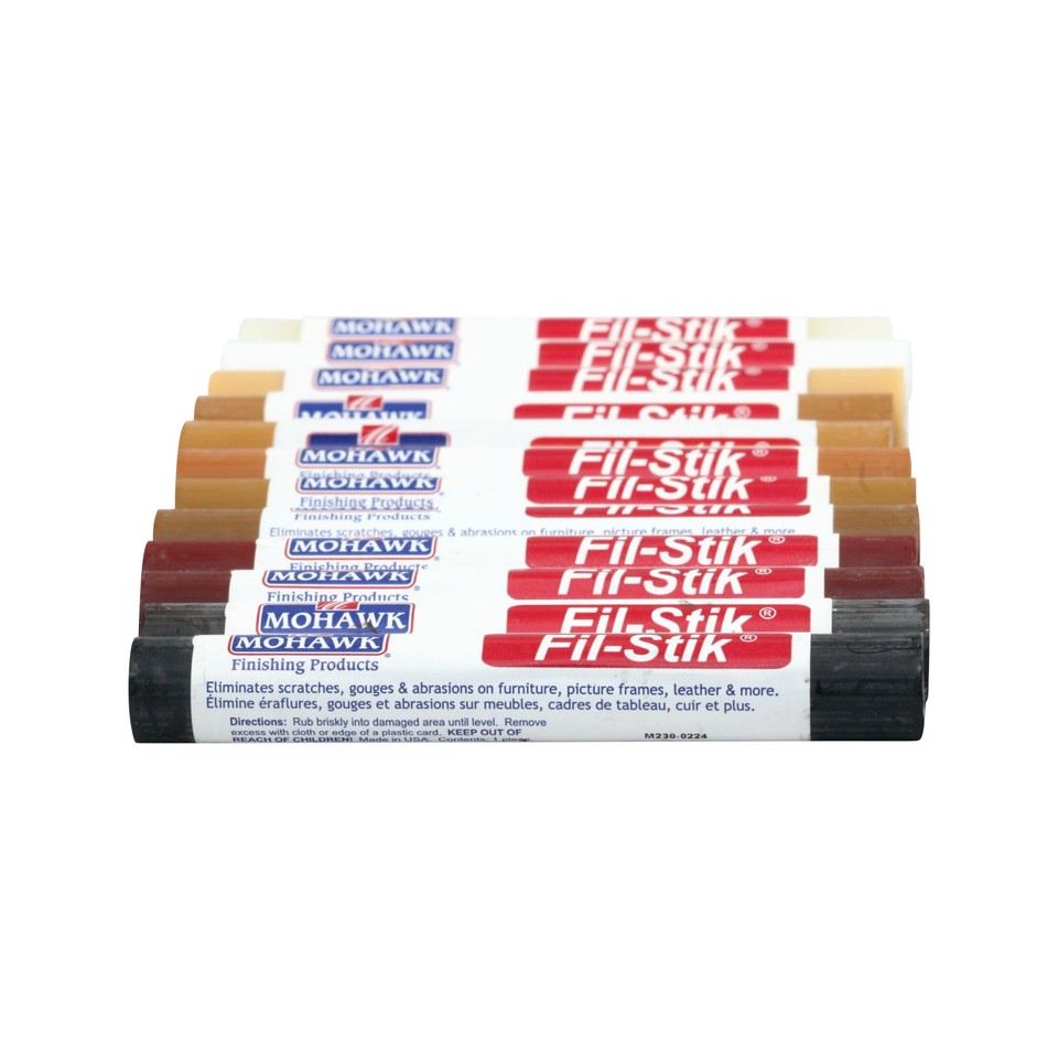 12 Pack Mohawk Fill Sticks Cabinet Furniture Touch up Putty Kit M230 ...