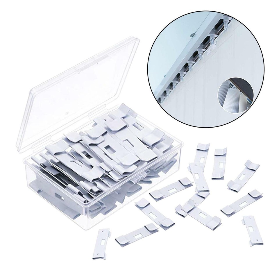 12pcs Vertical Blind Vane Slat Saver DIY Repair Clips Tabs Fix Broken ...