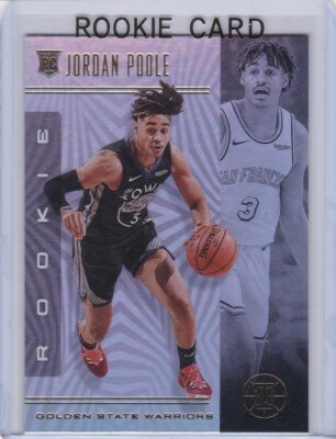 JORDAN POOLE ROOKIE CARD 2019 Golden State Warriors Panini Innovation ...