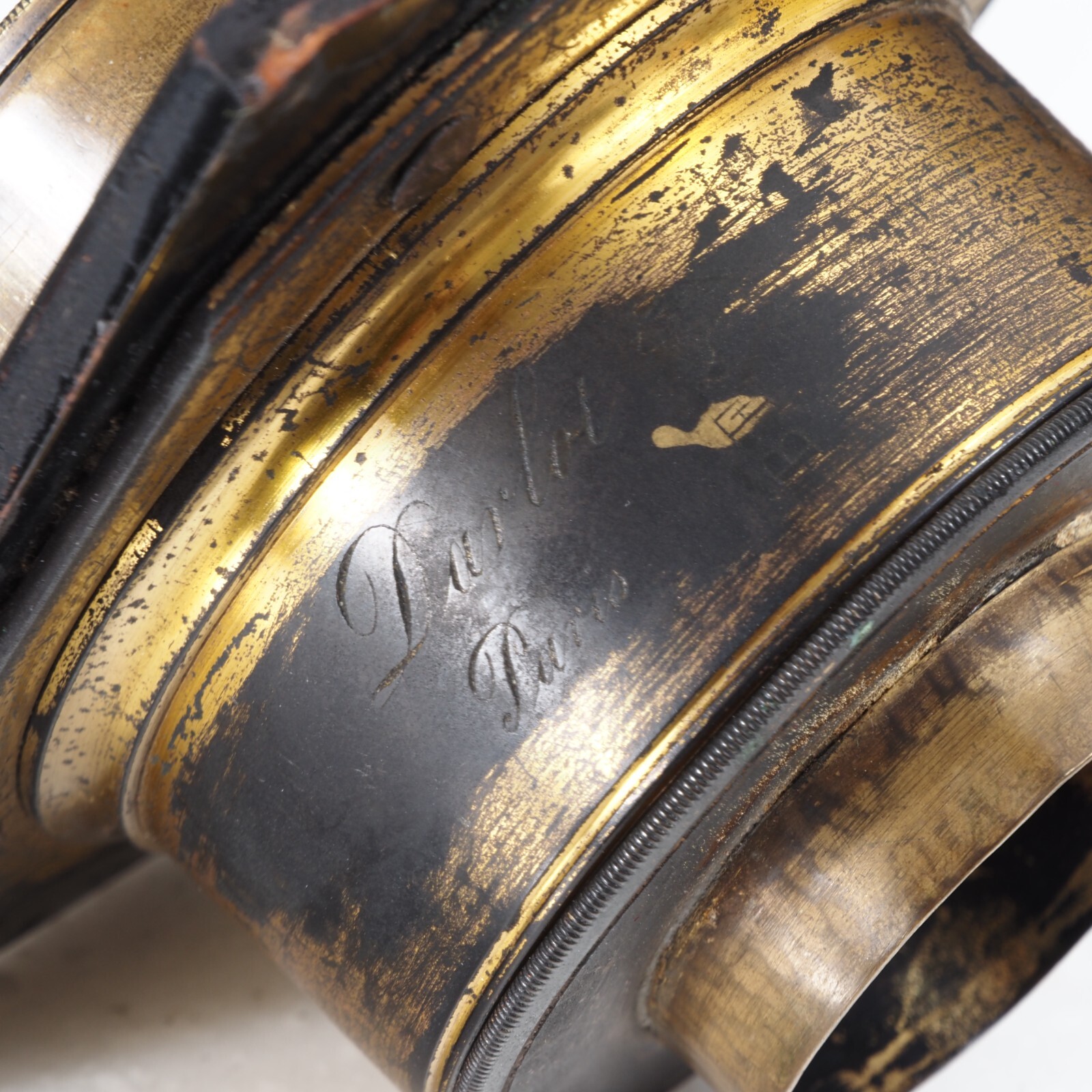 :Darlot Paris Single Achromat 1-2 12.5" (320mm) 10x12 Landscape Brass ...