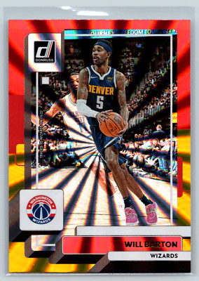 Will Barton 2022 Donruss Tmall Holo Laser #88 Washington Wizards | eBay