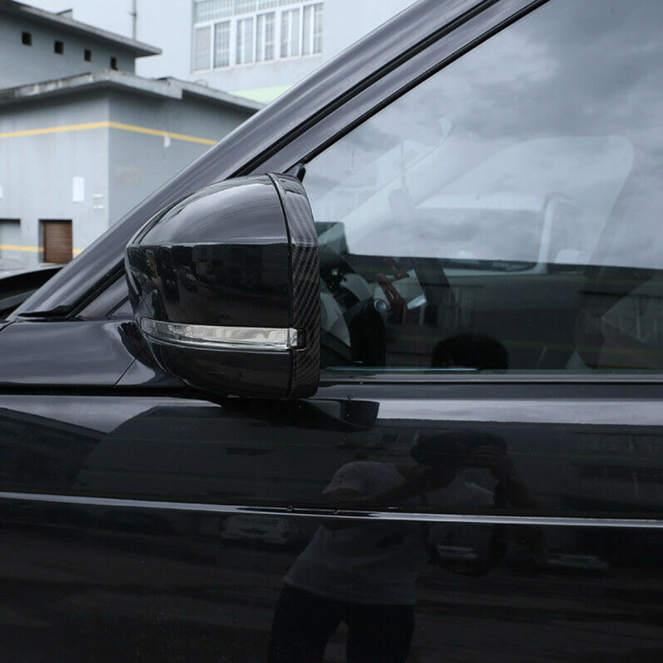 ABS Carbon Fiber Rearview Mirror Frame Trim For Land Rover Range Sport ...