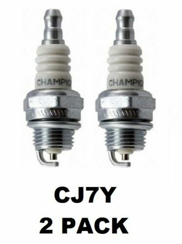 2 pack Champion CJ7Y Spark Plug replaces NGK BPM7A Autolite 2974 Bosch ...