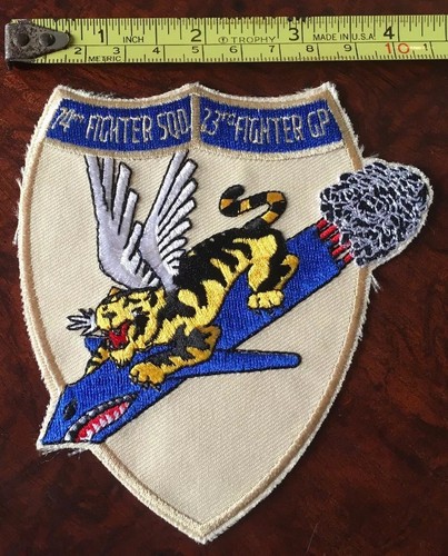 74th FIGHTER SQUADRON COLLECTOR PATCH 23rd FIGHTER GROUP US AIR FORCE ...