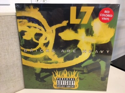 L7 - Bricks Are Heavy RED VINYL LP (New/Sealed/Pkg Flaw) 2016 ...