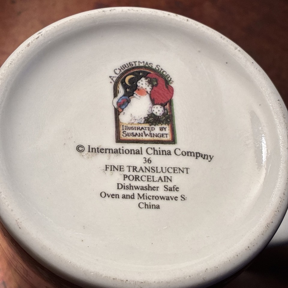 International China A CHRISTMAS STORY Pattern Susan Winget Design 10 ...