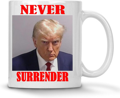 Donald Trump Mugshot Mug Shot Coffee Mug 11 Oz Ceramic MAGA Republican ...