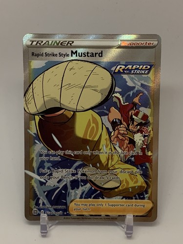 Pokémon TCG Rapid Strike Style Mustard Brilliant Stars TG27/TG30 Holo ...