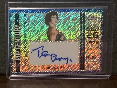 Tim Curry 2024 Leaf Pop Century Metal Now Showing Auto 4/6 Rocky Horror ...