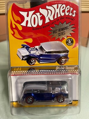SCREAM-N-DEMON! RLC HW (SPECTRA FLAME BLUE/CHROME) DOUBLE DEMON W/CARD ...