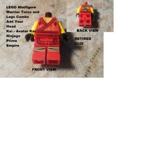 LEGO Minifigure Warrior Torso Robe and Legs Combo Add Your Head Kai ...