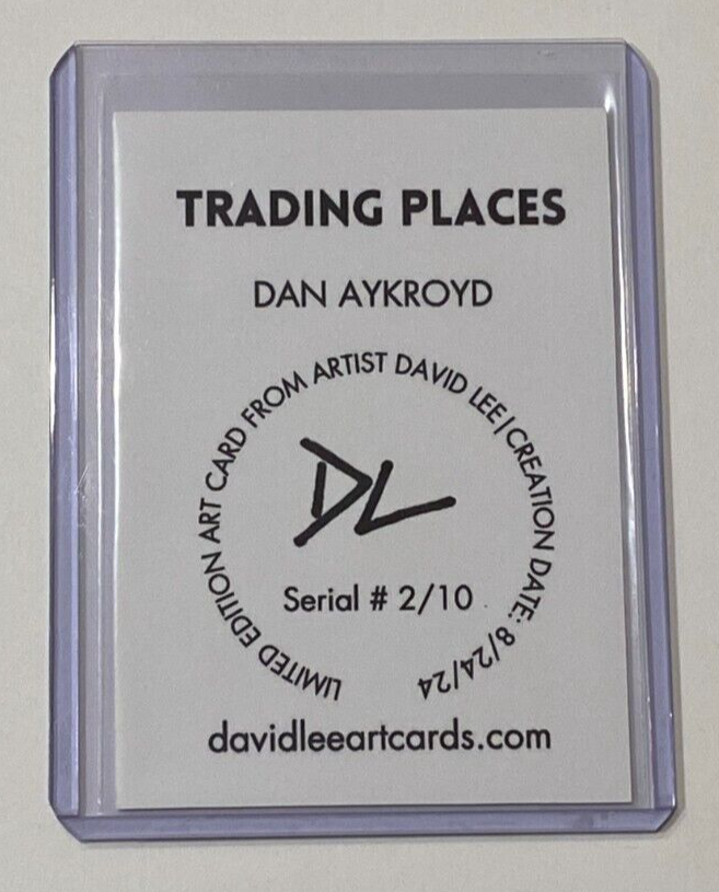 Dan Aykroyd Limited Edition Artist Signed “Trading Places Santa Claus ...