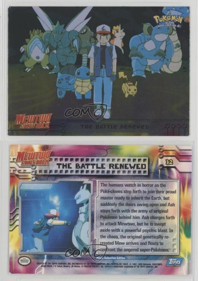 The Battle Renewed Silver Foil 1st Printing (Blue Topps Logo) #32 1999 ...