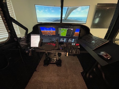 Home Built Real Cockpit 6DOF Flight Simulator | eBay