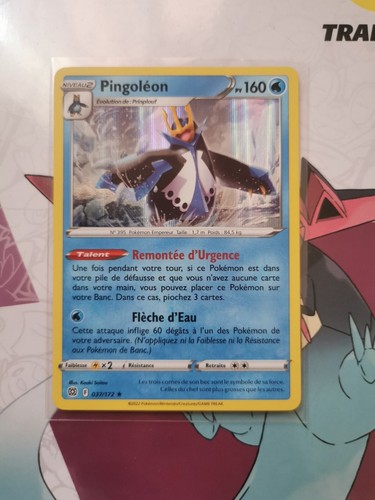 Pokémon Pingoléon Holo 037/172 EB09 Stars Etincelantes VF Francais | eBay