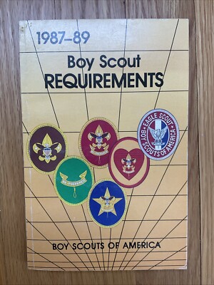 1987-89 Boy Scout Requirements BSA Book (BK106) | eBay