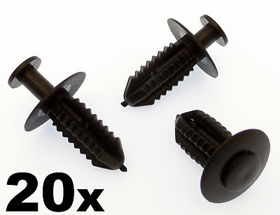 20x Plastic Push Fit Rivets- Mercedes Wheel Arch / Fender Lining ...
