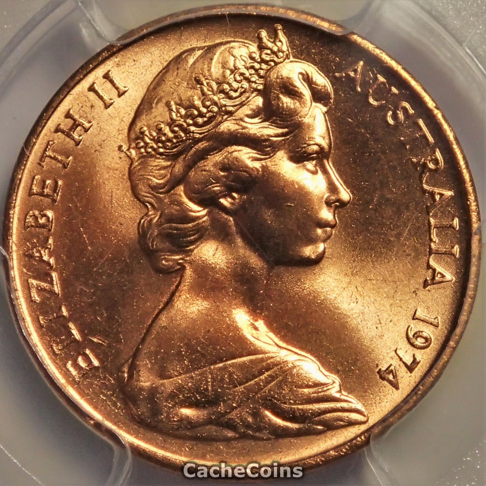 1974 2c Coin PCGS MS66RD Australian Two Cent Coin | eBay