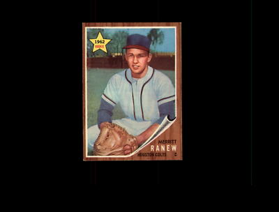1962 Topps 156 Merritt Ranew RC EX-MT #D854787 | eBay