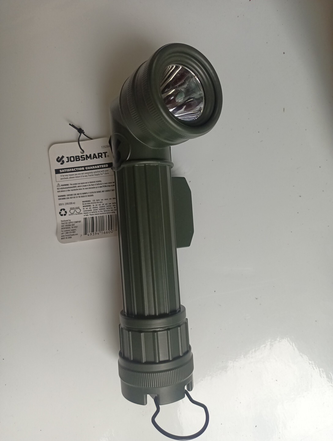 JobSmart Green Aluminum Vintage Military Flashlight | eBay