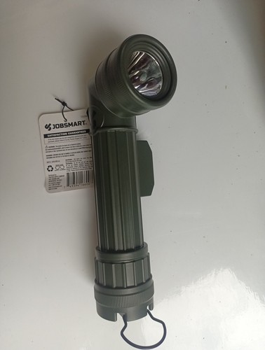 JobSmart Green Aluminum Vintage Military Flashlight | eBay