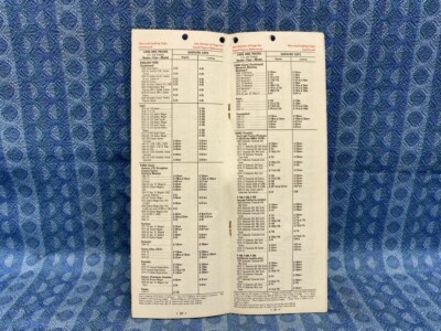 1950-1980 Stant Caps & Thermostats Application Chart GM Mopar 52 54 56 ...