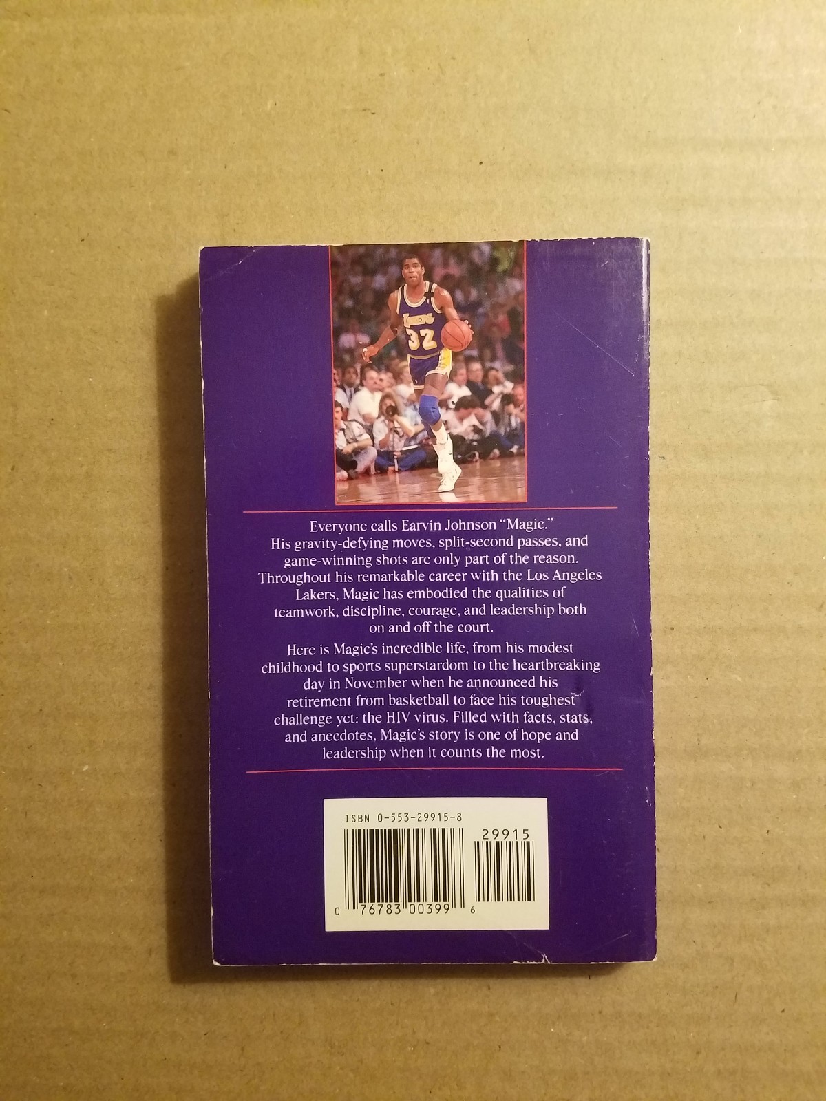 The Courage of Magic Johnson by Peter Pascarelli (1991, Paperback ...
