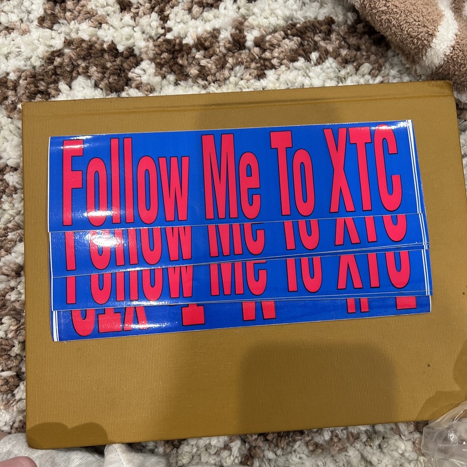 10 Vintage Follow Me To XTC Bumper Stickers St. Pete Tampa Bay Adult ...