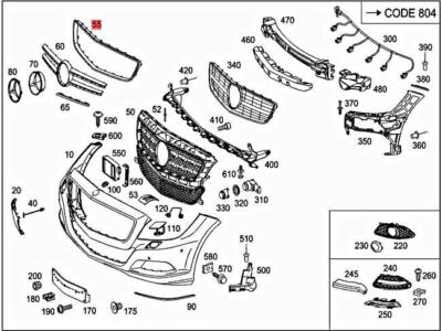 Genuine MERCEDES C218 X218 CLS C218 Shooting Brake X218 Trim 2188850874 ...