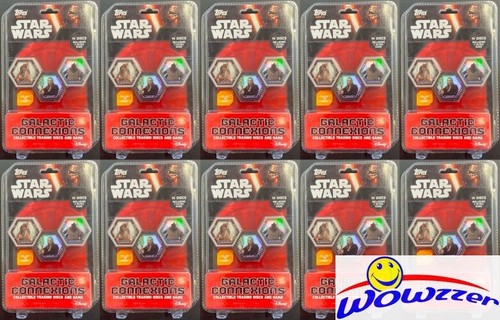 (10) Topps Star Wars Galactic Connexions Wave 1 Sealed Starter Packs ...
