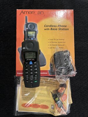 American Telecom UA2020EB 2.4 GHz Single Line Cordless Phone ...