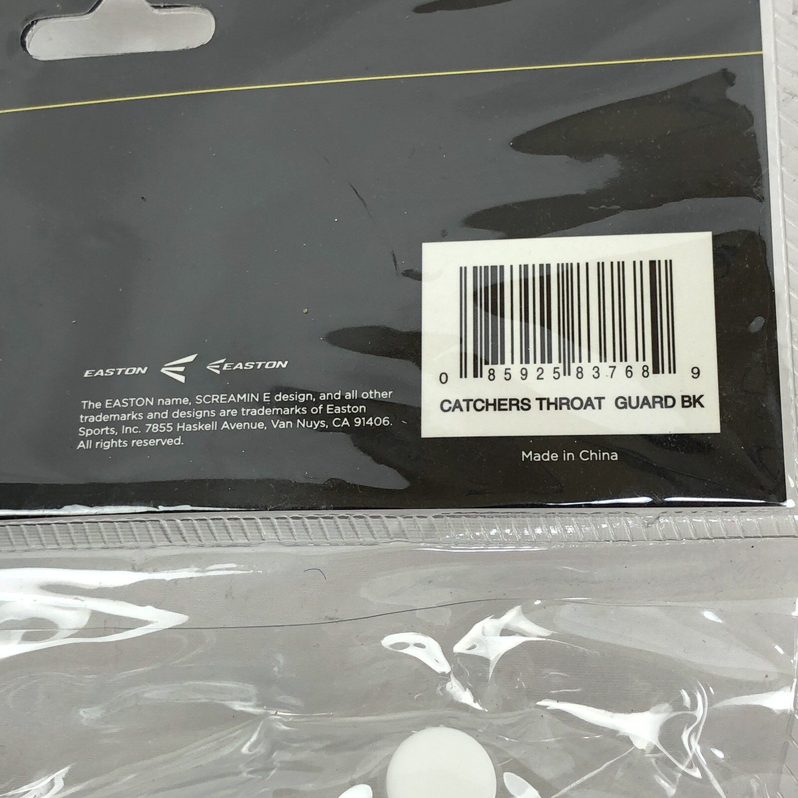 Easton Pro Catcher's Mask Throat Guard Universal Fit Baseball Softball ...