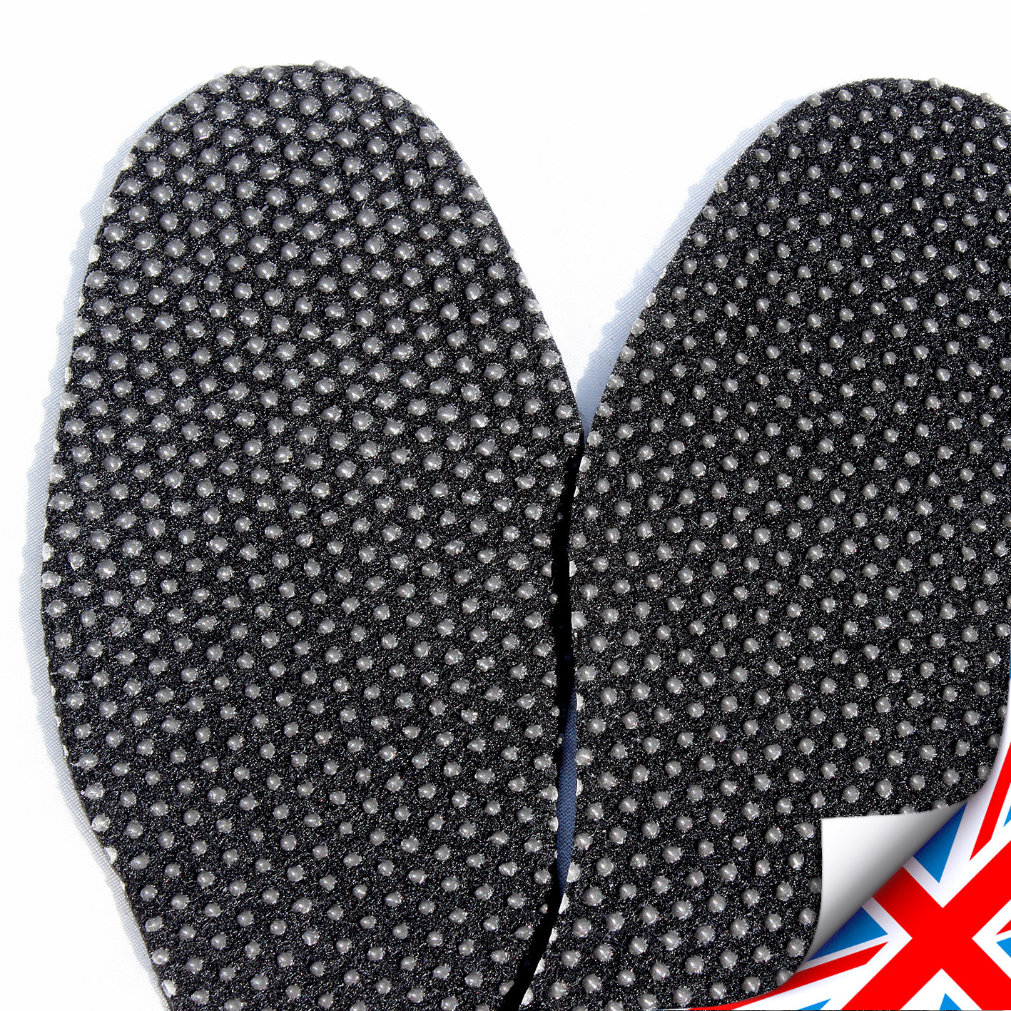 Non-slip Therm Warm Black Felt Insoles Shoe Inlay Sole Shoes Boots (27 ...