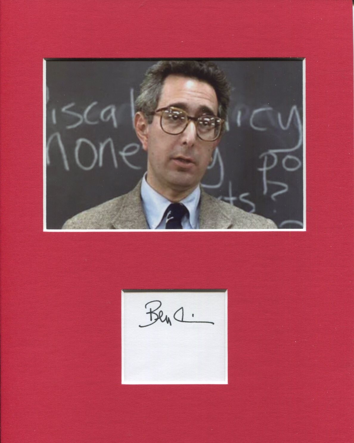 Ben Stein Ferris Bueller's Day Off Teacher Rare Signed Autograph Photo ...