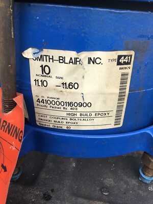 Smith-Blair 44100001160900 Type 441 10" Coupling Nominal size 11.10-11. ...