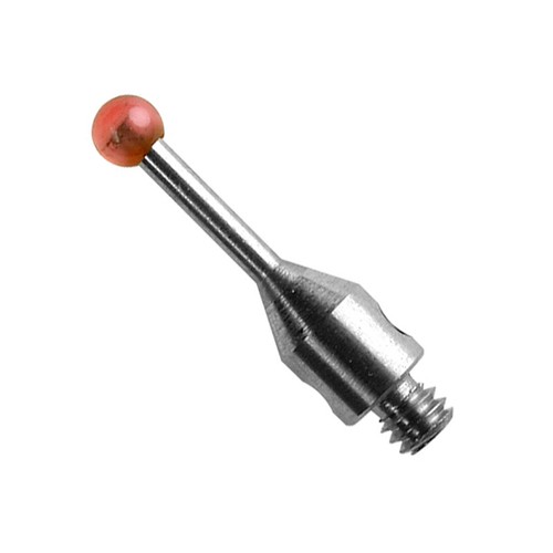 M2 Thread Stainless Steel Stem L10mm 2mm Ruby Ball Tip for CMM Styli A ...