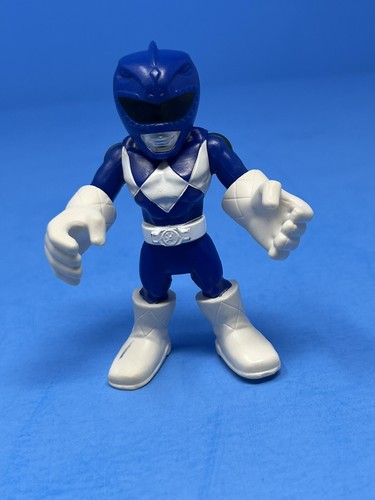 Imaginext Power Rangers Mighty Morphin Transparent Blue RANGER Figure ...