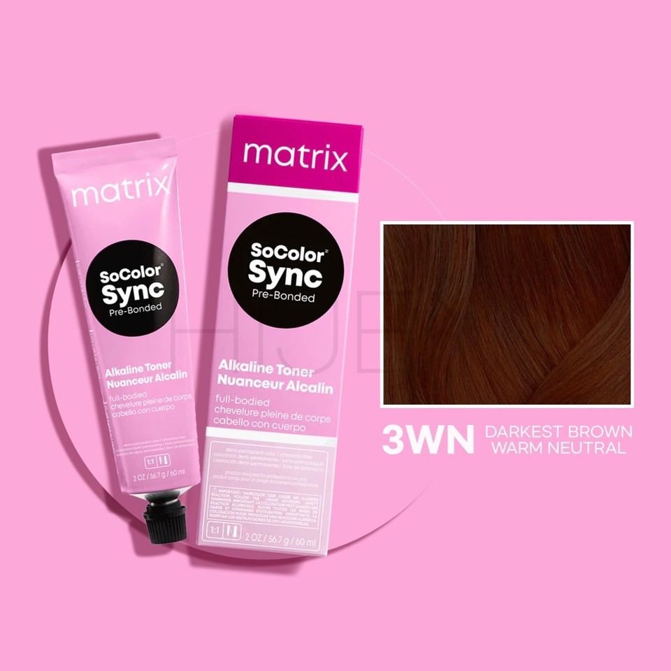 MATRIX SoColor Sync Pre-Bonded Alkaline Toner or Cream Developer ...
