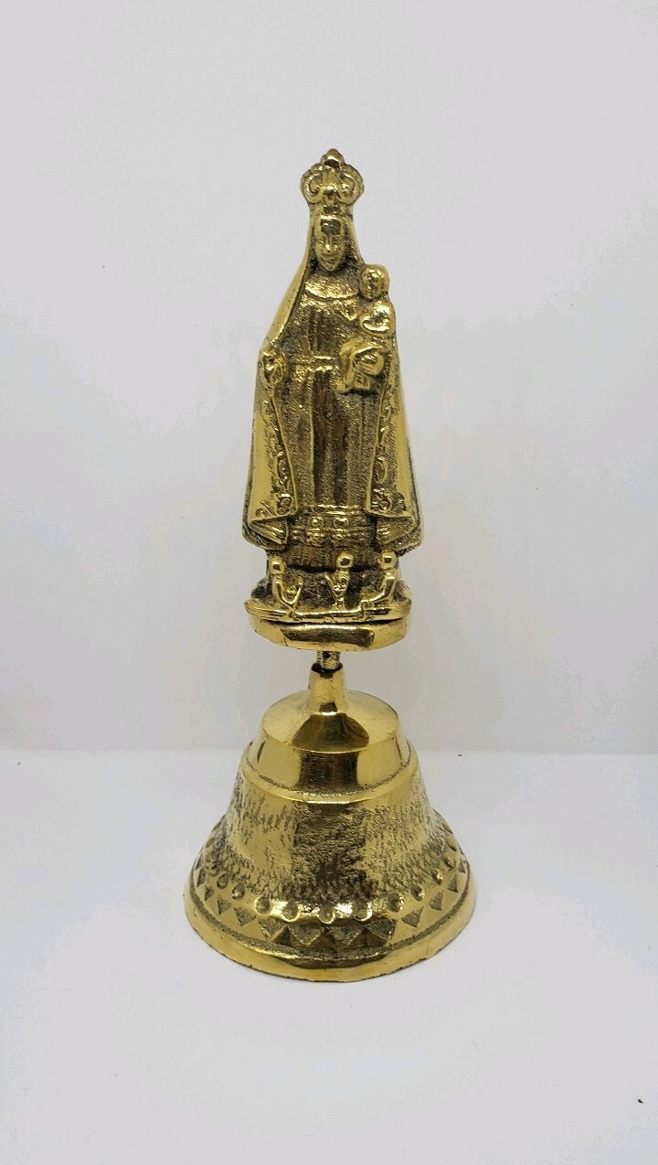 CAMPANA DE OCHUN DE BRONCE 7" DE ALTO / BRASS OSHUN BELL 7" HIGH ...