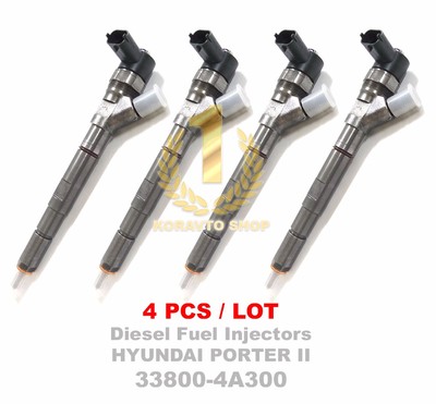 4PCS Bosch CRDI Diesel Fuel Injector 33800-4A300 0445110185 for Porter ...