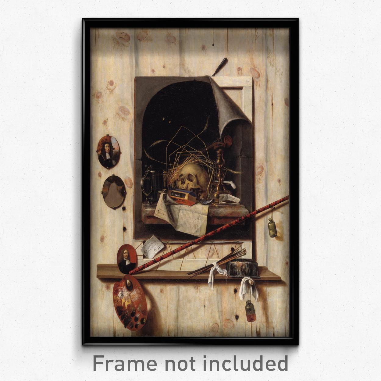 Cornelius Norbertus Gijsbrechts - Trompe l'oeil with Studio Wall and ...