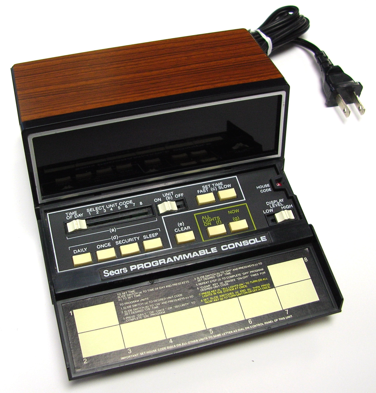 Vintage RARE - Sears X10 Programmable Console & Clock for sale online ...
