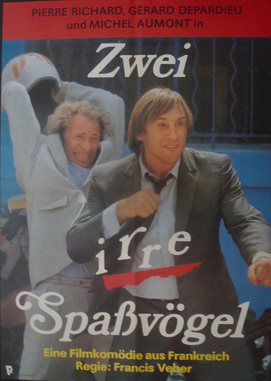 Les COMPERES East German A1 movie poster PIERRE RICHARD GERARD ...