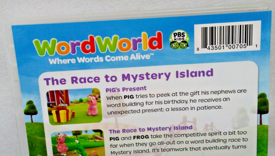 DVD WordWorld: The Race To Mystery Island (DVD, 2008, PBS Kids ...