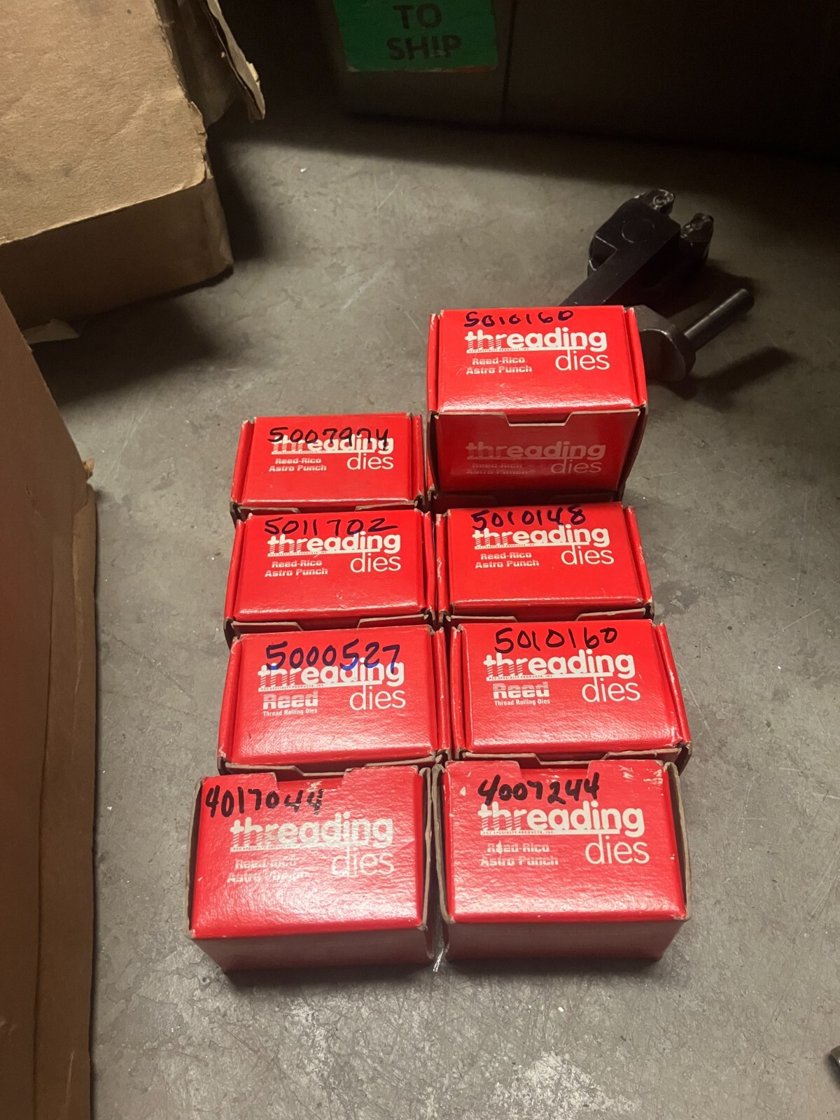 MANY Boxes of Reed-Rico Astro Punch Threading Dies | eBay