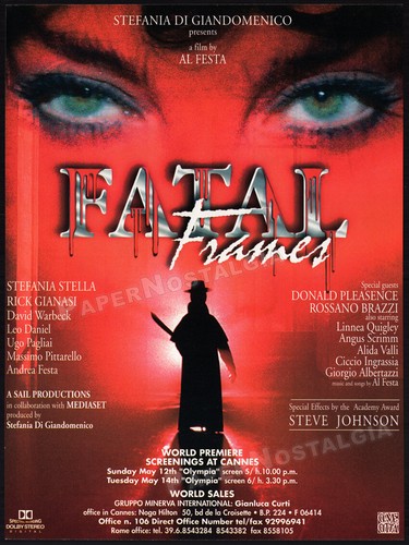FATAL FRAMES__Orig. 1996 Trade AD / screening promo__LINNEA QUIGLEY_ANGUS SCRIMM | eBay