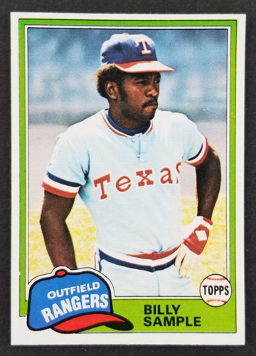 Billy Sample 1981 Topps Baseball Card #283 (NM) | eBay