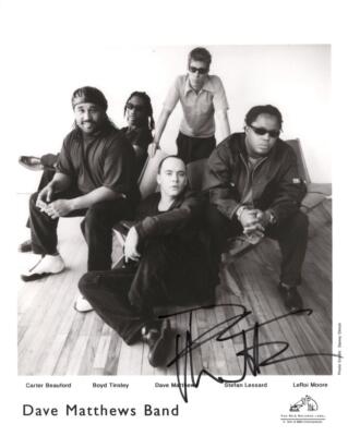 Dave Matthews Signed Autograph Original DMB Band 8x10 Promo Photo w ...