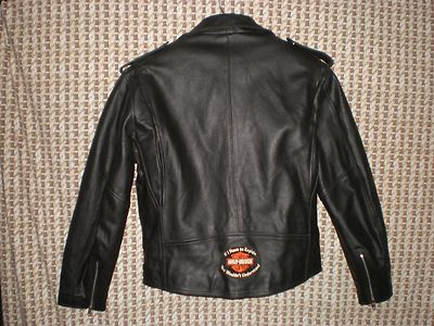 Men's St John's Bay Black Leather Motorcycle Jacket Lined C Men's St John's Bay Black Leather Motorcycle Jacket Lined C