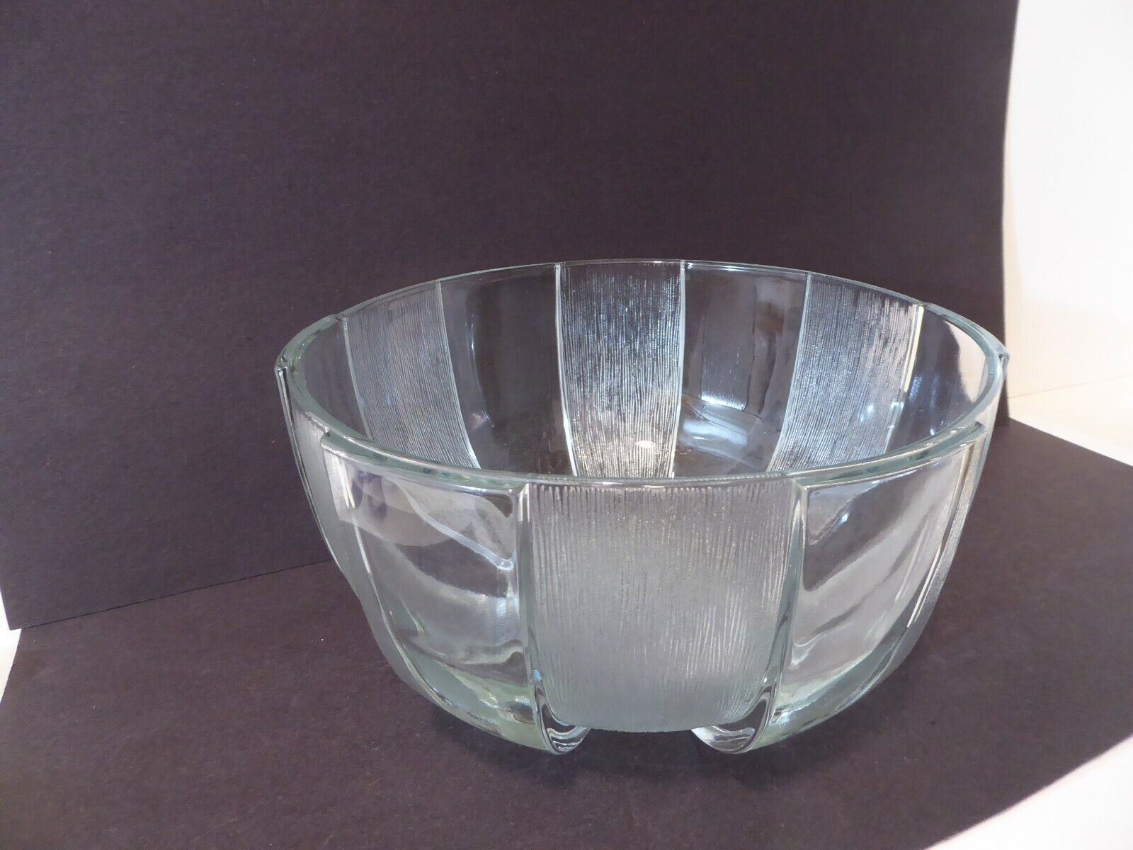 REIMS Glass France Crystal Serving Bowl Heavy 9” Wide x 5” High (S2 | eBay